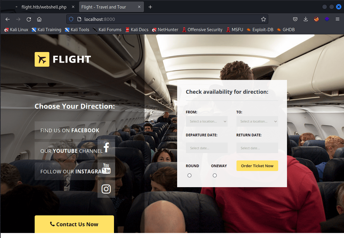 Hack The Box Write-Up Flight | B!ns3c - Cybersecurity Blog